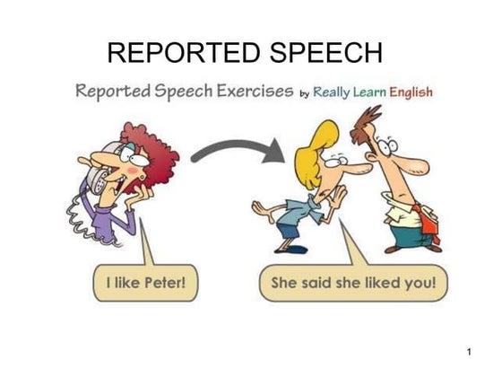 Reported speech tense | PDF