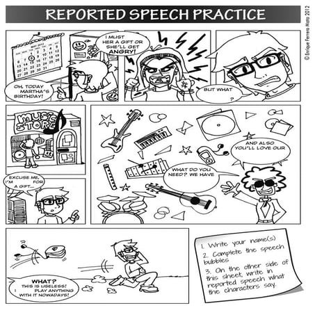 Reported Speech Practice | PDF