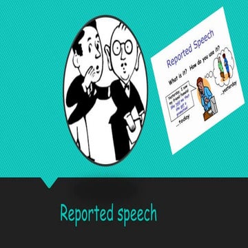 Reported speech | PPTX