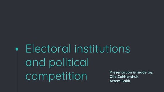 Elections in the Commonwealth Caribbean | PPT