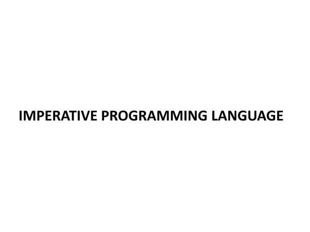 imperative programming language, java, android | PPT imperative programming language, java, android | PPT