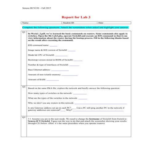 Report for lab 3 | DOC