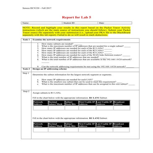 Report for lab 5 2017(1) | PDF | Free Download