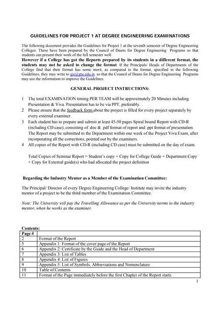 Anna University UG Project Report Format | PDF