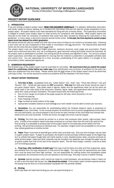 NUML management science dept Sample title page | PDF