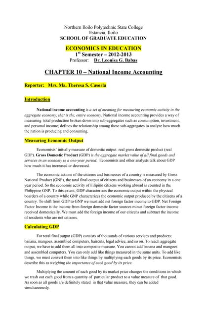 Chapter 2.ppt of macroeconomics by mankiw 9th edition | PPT | Business ...