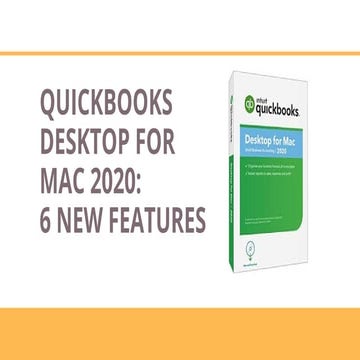 QuickBooks Desktop For Mac 2020: 6 New Features | PDF | Operating ...