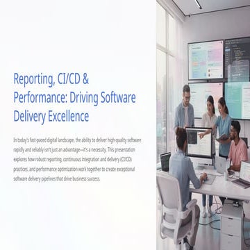 Reporting, CI/CD & Performance in Playwright – From Tests to Insights ...