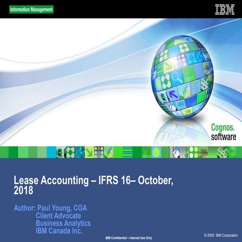 IFRS 16 - Accounting for Leases | PPTX