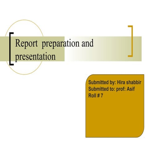 Reporting research | PPT