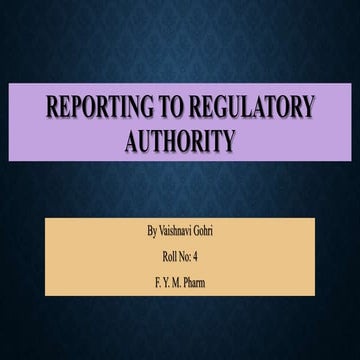 Reporting to regulatory authority procedure.pptx