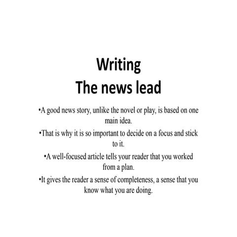 TV NEWS LEAD WRITING .pptx