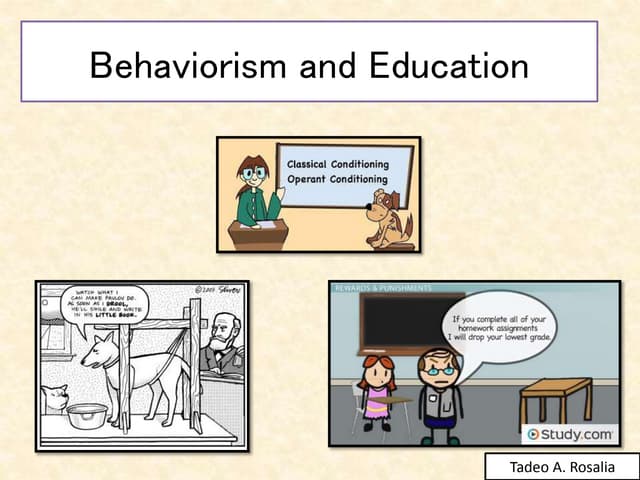 Behaviorism (john b watson) | PPTX