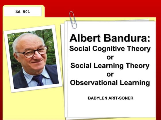 Albert bandura and social learning theory | PPT