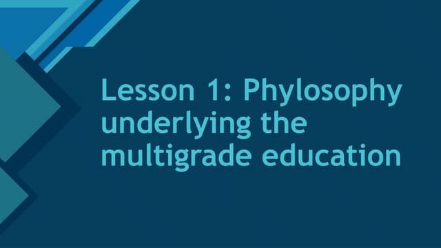 Multi-grade-class powerpoint presentation | PPT
