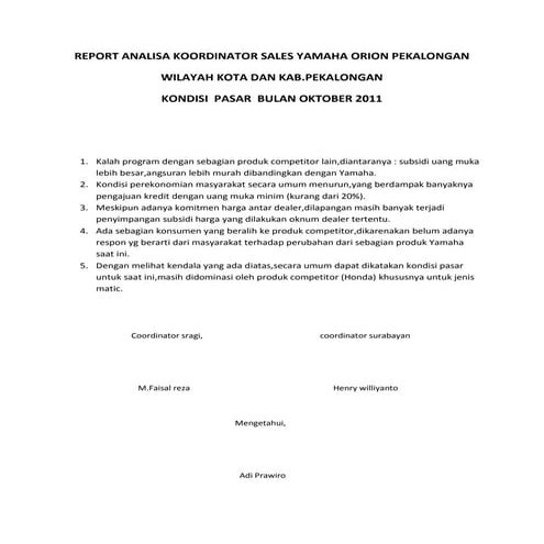 Report kanvas | DOCX