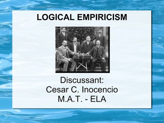 Empiricism | PPTX | Physics | Science