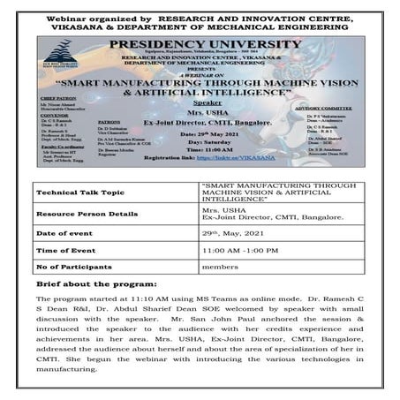 Smart manufacturing through machine vision and artificial intelligence ...