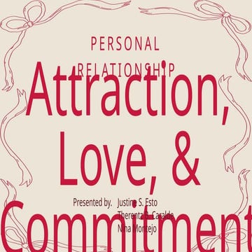 PerDev Personal Relationship-Attraction, Love & Commitment.pptx