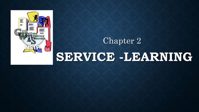 NSTP-CWTS CHAPTER 2 SERVICE LEARNING MODULE.docx
