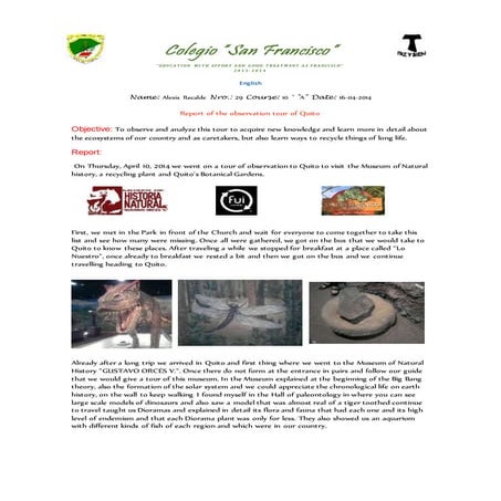 Educational Plan Tour (A NARRATIVE REPORT) | DOCX