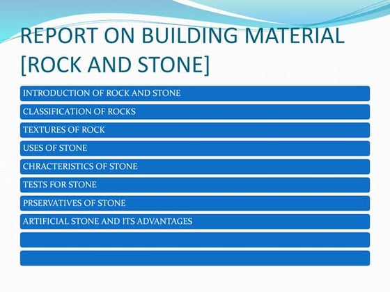 Types, importance and uses of rocks in | PPTX | Geology | Science