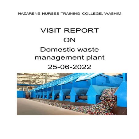 Report on Domestic Waste Management Plant.docx