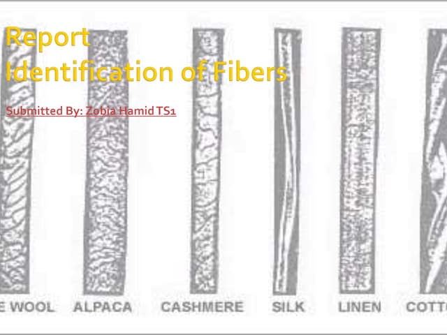 IDENTIFICATION OF FIBRES.ppt