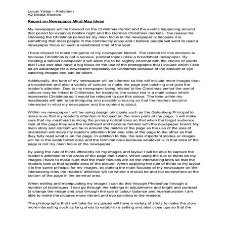 Mind Map Ideas Report | DOCX