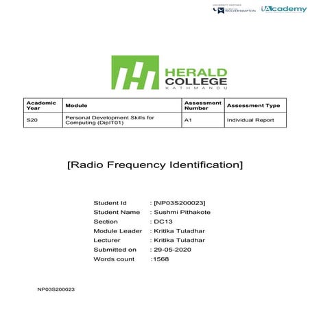 RFID - How it works and Where to Implement? | PDF