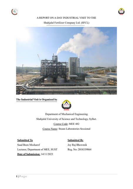 Internship presentation (iocl) | PPT