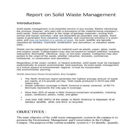 Solid Waste Management System