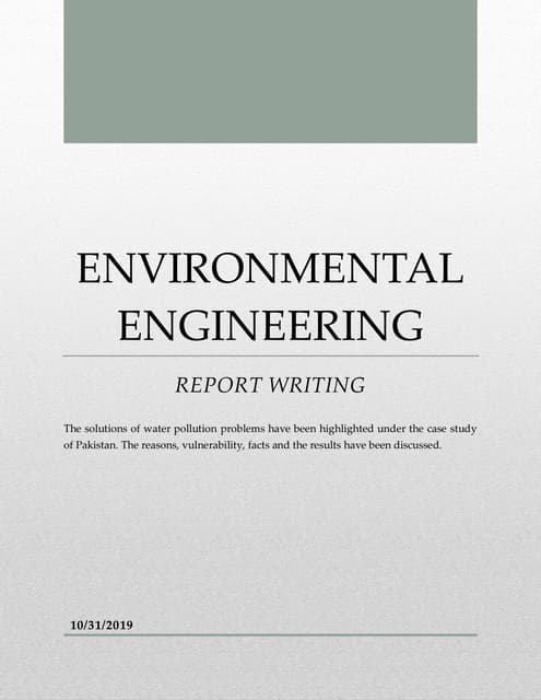Water Crisis-.pptx and its impact on Pakistan | PPTX
