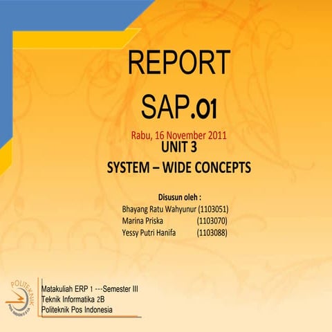 SAP materi unit 3 | PPT