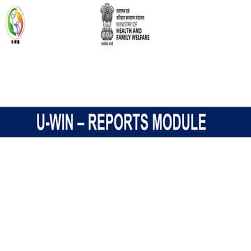 Reports Module_U-WIN.pptx