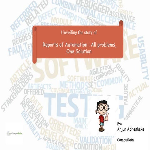 Reports of automation all problems one solution | PPT