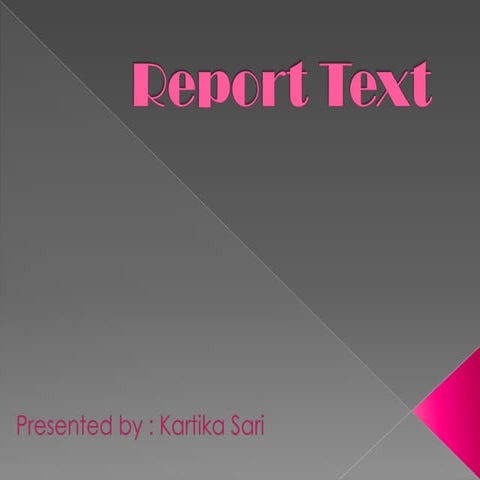 Report text | PPT
