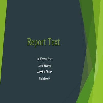 Report text | PPT