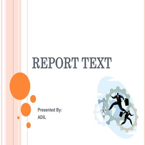 Report text custom animation | PPSX