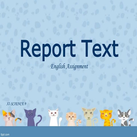 Report text "CAT" | PPTX