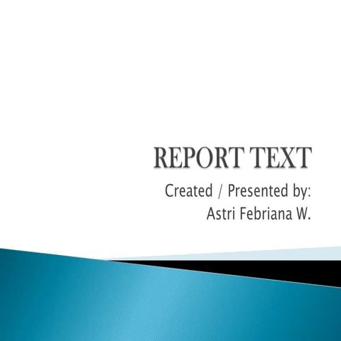 Report text | PPSX