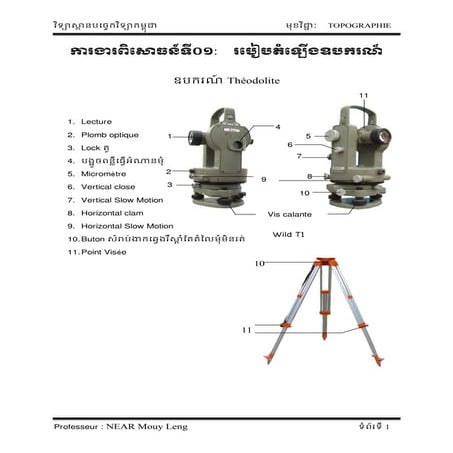 Report topographic & surveying | PDF