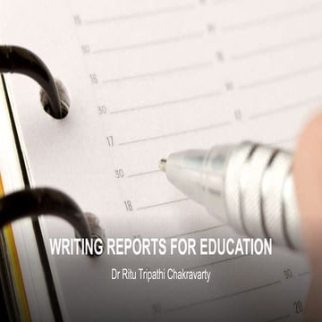 Report writing | PPT