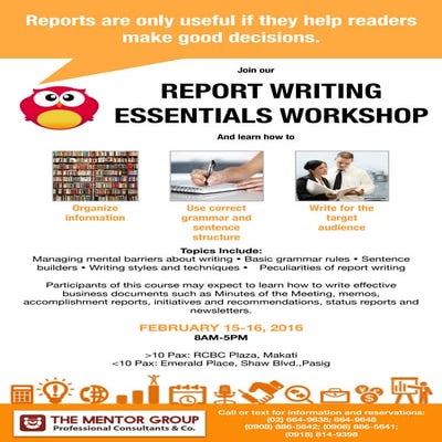 Report writing essentials | PDF