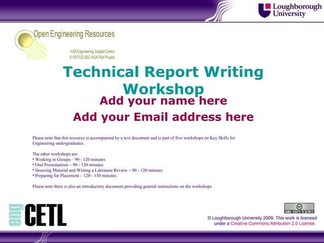 Technical Report Writing | DOC