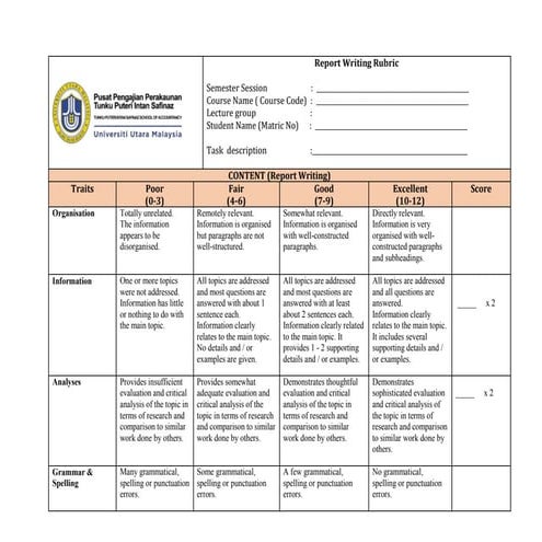 Report writing Rubrics.docx