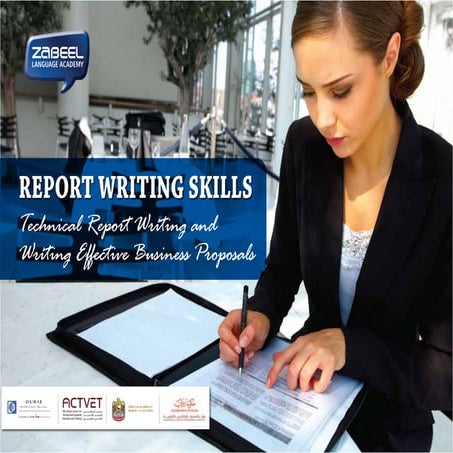 Report writing skills brochure | PPT