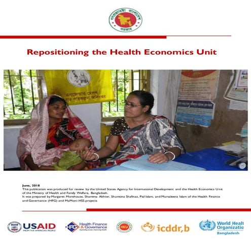 Repositioning the Health Economics Unit | PDF