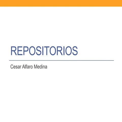 Repositorios USMP | PPTX