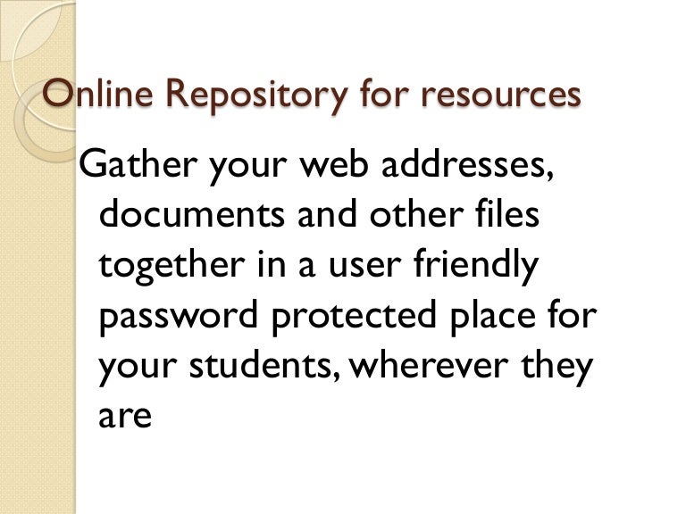 Repository Meaning